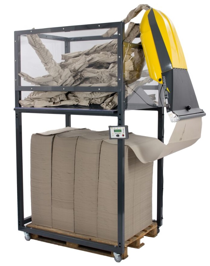 Integration PaperJet - papier froissé - PackLight